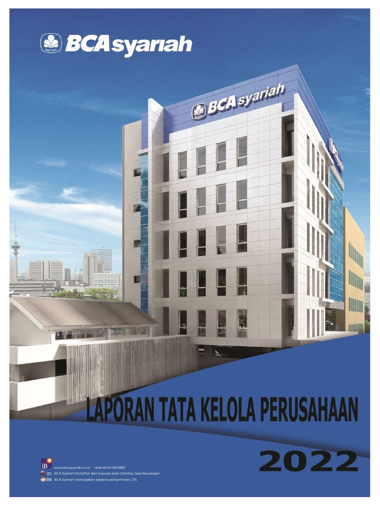 Laporan Tata Kelola (GCG) Bank BCA Syariah 2022 | PDF