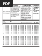 Sample Let Answer Sheet | PDF | Test (Assessment)