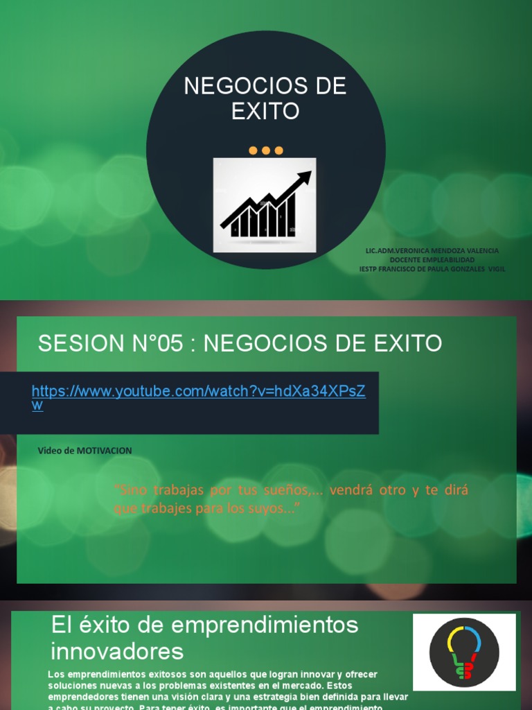 Negocios de Exito | PDF | Iniciativa empresarial | Marketing