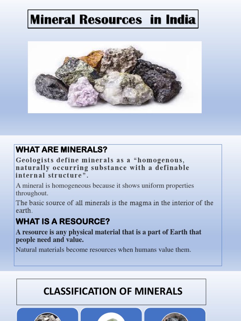 Minerals and Resources | PDF | Minerals | Limestone