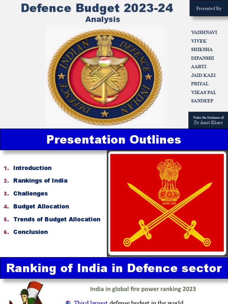 Defence Budget Analysis 2023-24 | PDF | Military | International Security
