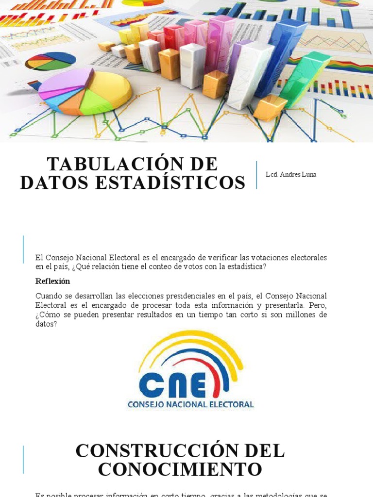 2 clase- tabulación de datos estadísticos | PDF | Estadísticas | Frecuencia