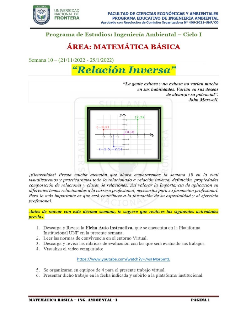 relacion inversa | PDF