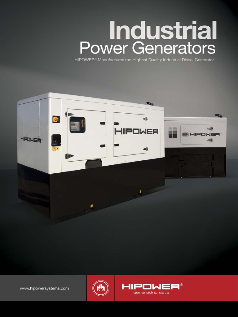HIPOWER - Industrial Power Generators | PDF | Electrical Engineering ...