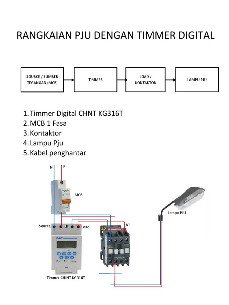 Rangkaian Pju Dengan Timmer Digital | PDF