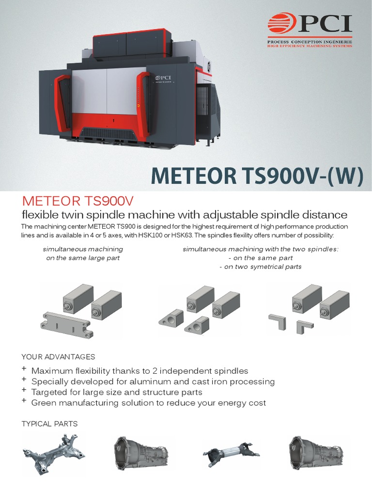 PCI MeteorTS900V EN | PDF | Manufactured Goods | Mechanical Engineering