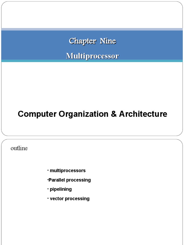 Chapter 9 Pdf Central Processing Unit Parallel Computing