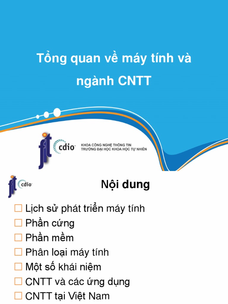 NMCNTT 2019 - Tuan 1 - Tong Quan | PDF