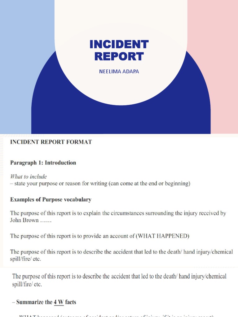 INCIDENT REPORT-compressed | PDF