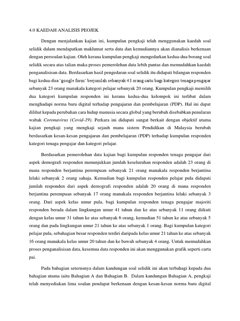 Kaedah analisis projek | PDF