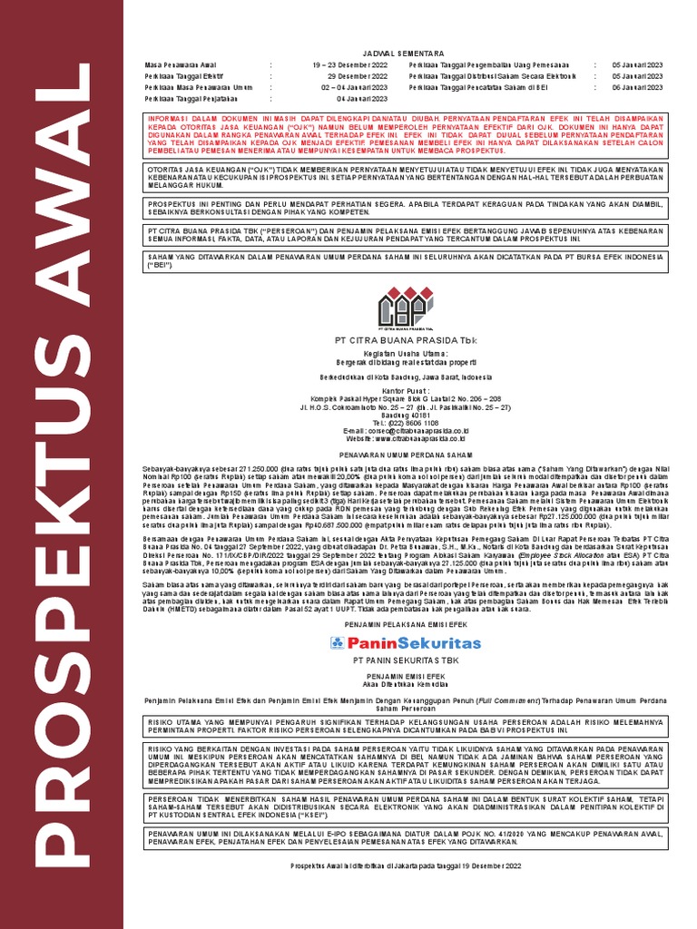 Prospektus | PDF
