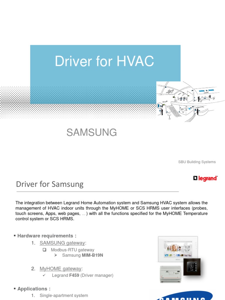 05 - Driver For HVAC Samsung | PDF | Air Conditioning | Computing
