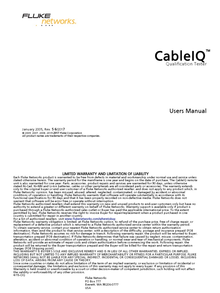 Cableiq | PDF | Information And Communications Technology | Electrical ...