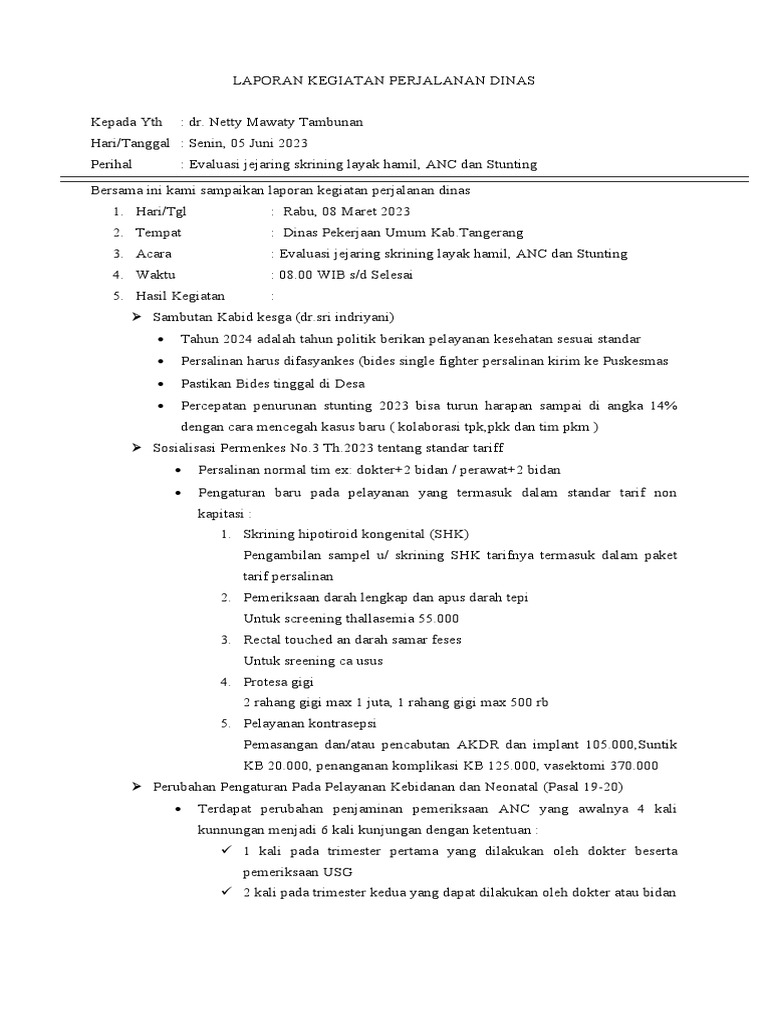 Notulen Rapat Validasi Program Kesga 23 | PDF
