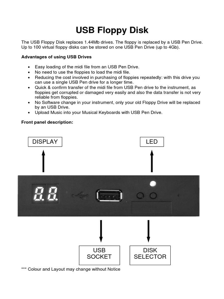 Usb Floppy Disk | Download Free PDF | Floppy Disk | Usb