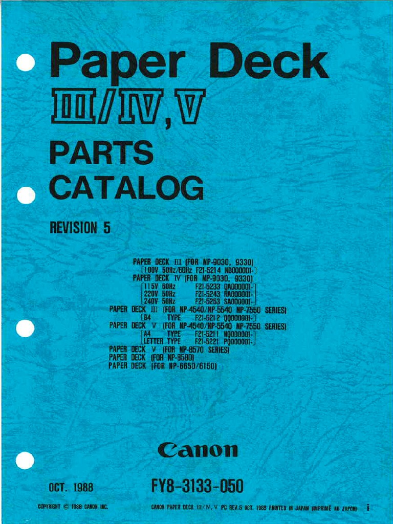 Paper Deck III-IV-V | PDF
