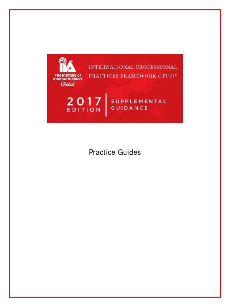 Practice Guides | PDF | Internal Audit | Audit