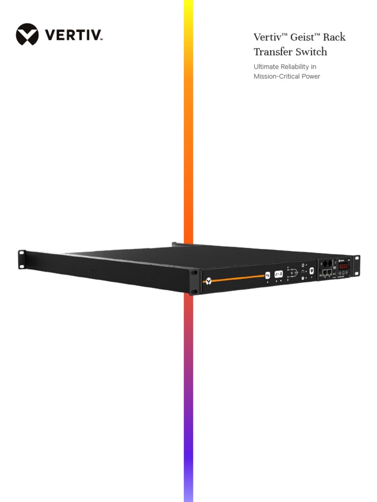 Vertiv Geist Brochure | PDF | Ac Power Plugs And Sockets | Data Center