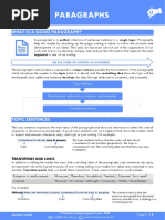 Paragraph Structure PDF | PDF | Paragraph | Learning