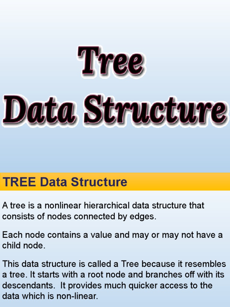 Tree Data Structure | PDF | Computing | Applied Mathematics