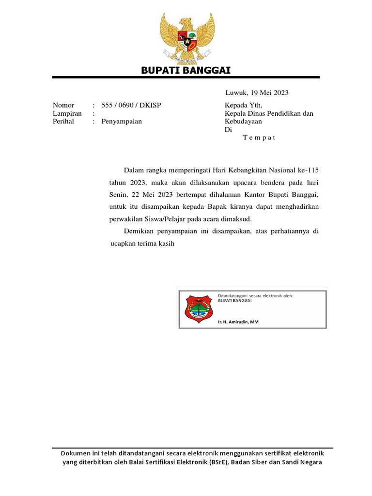 SURAT BUPATI PENYAMPAIAN_signed | PDF