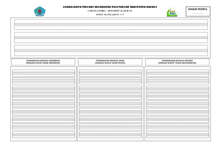 Kertas Khot A3 - 2fix | PDF