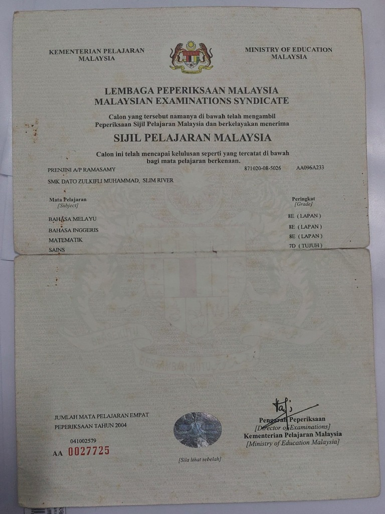 SPM Result | PDF SPM Result | PDF