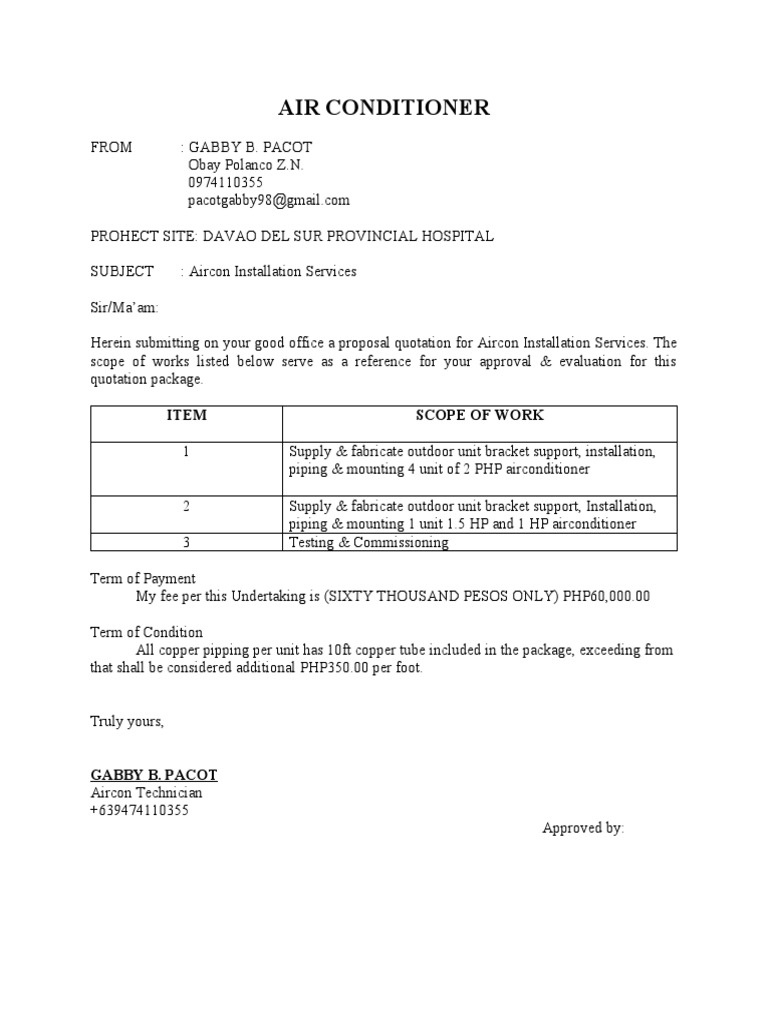Air Conditioner | PDF