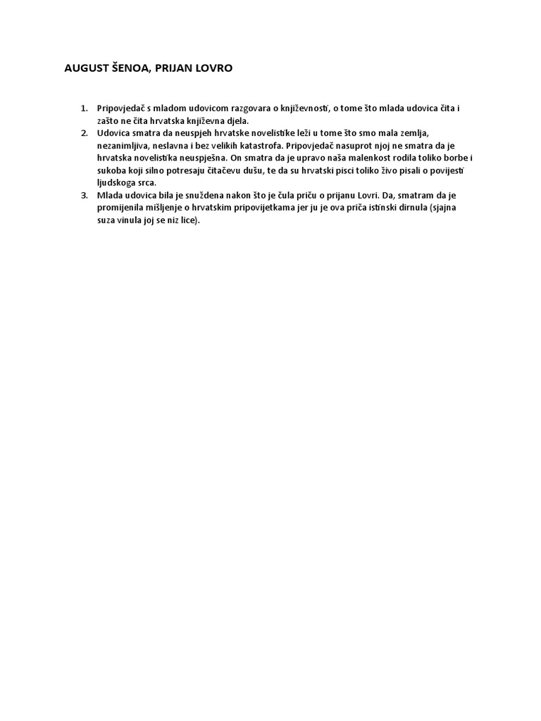 August Šenoa, Prijan Lovro | PDF
