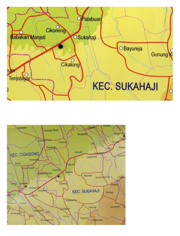 Peta Batas Desa Sukahaji | PDF