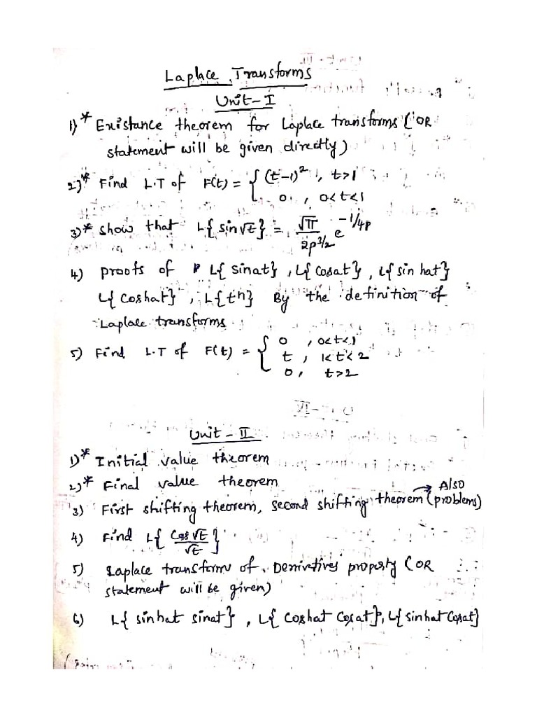 M7 Important Questions | PDF
