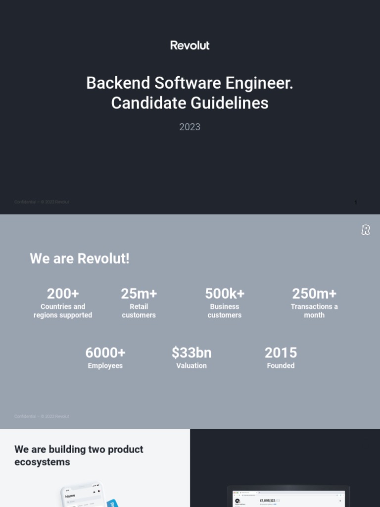 Backend Engineer at Revolut - Interview Guidelines | PDF ...