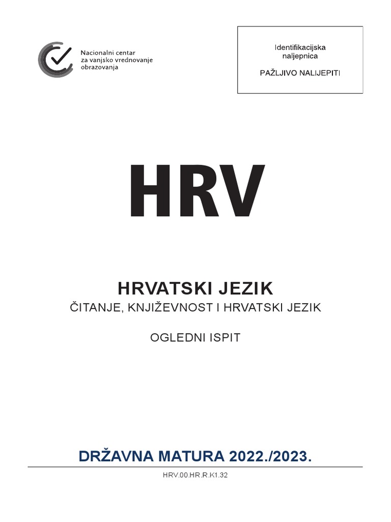 2023 HRV Ogledni | PDF