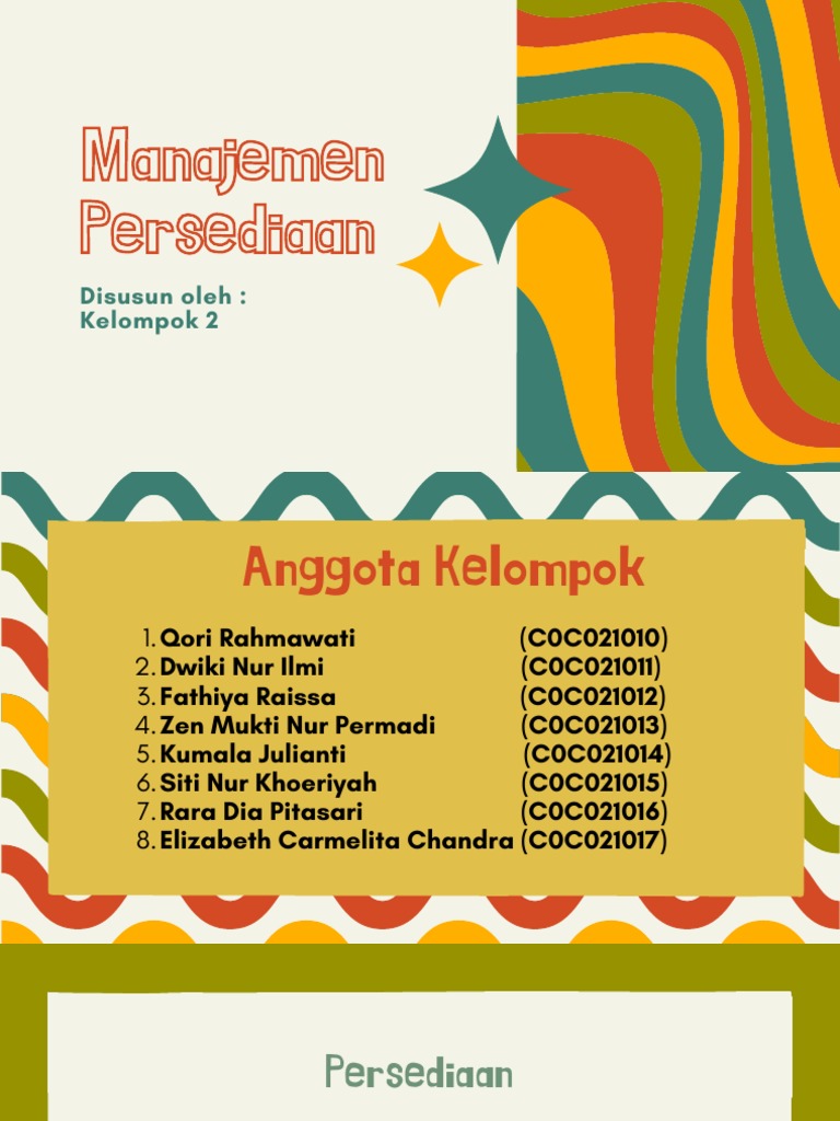 Kelompok 2 - Manajemen Persediaan | PDF