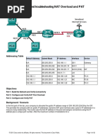 6.5.6 Packet Tracer - Configure Dynamic NAT | PDF