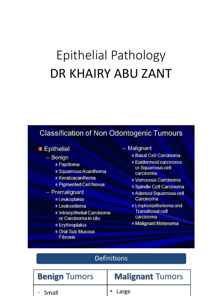 Epithelial Pathology | PDF