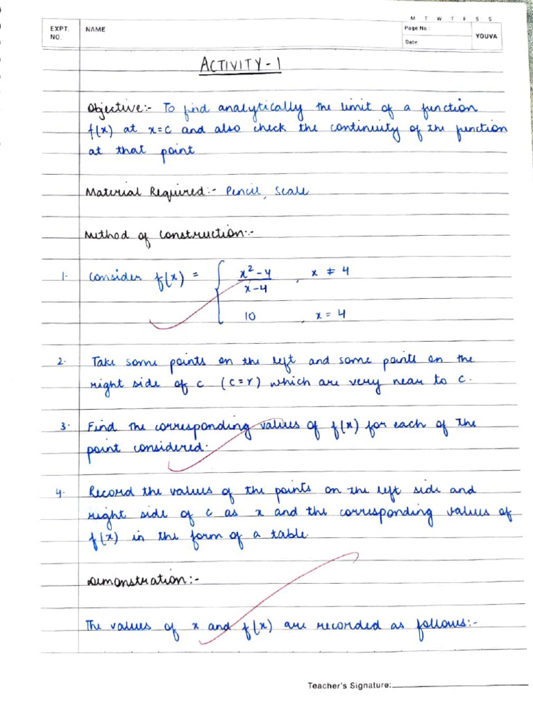 Maths Practical File | PDF