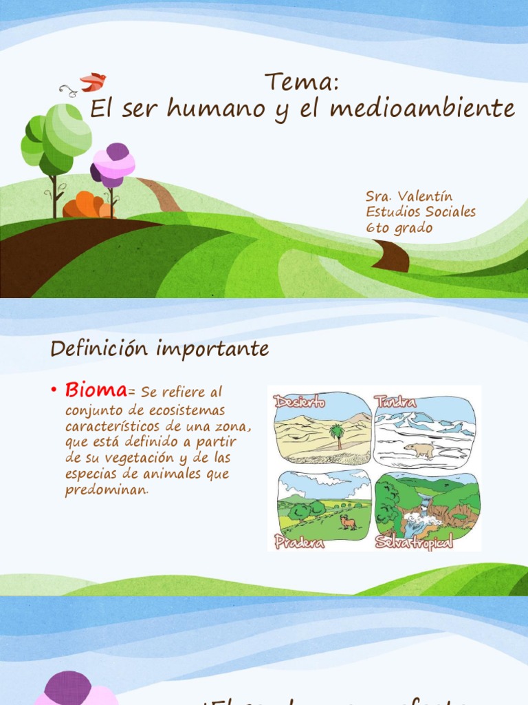 Impacto Humano en el Medioambiente | PDF