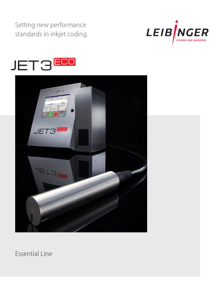 JET3eco: Revolutionizing Inkjet Coding | PDF