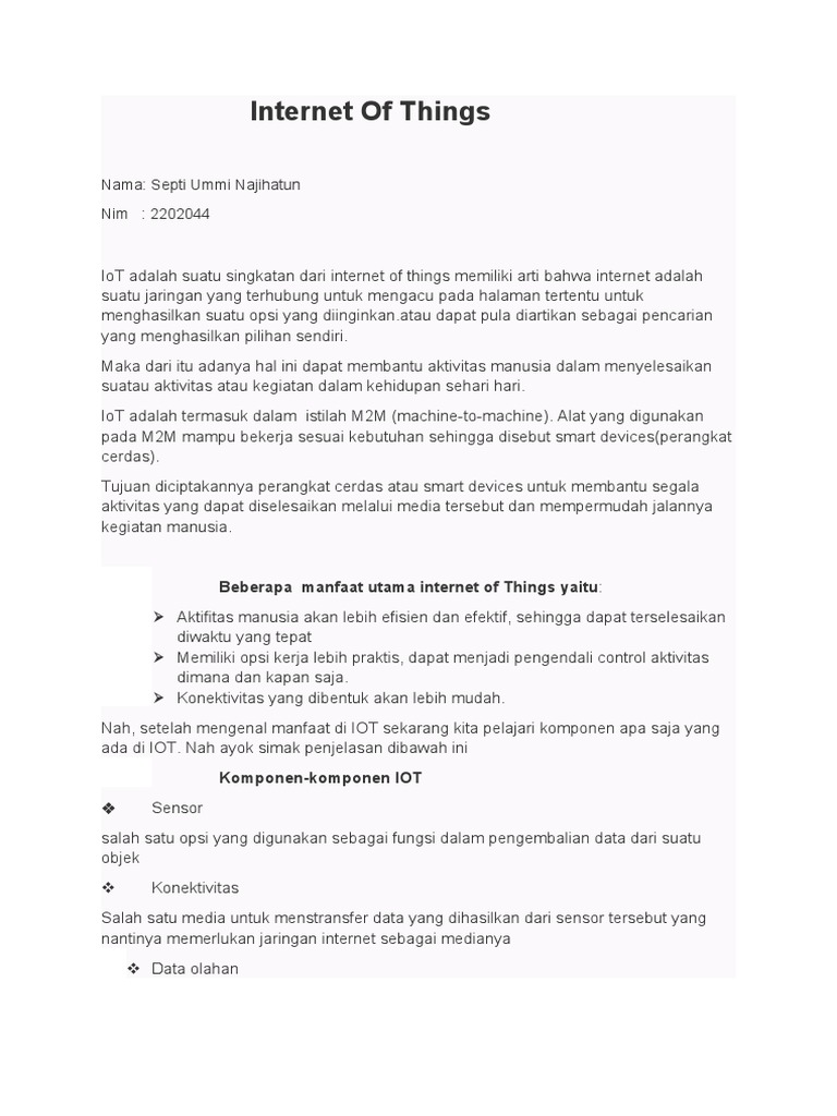 Internet of Things | PDF