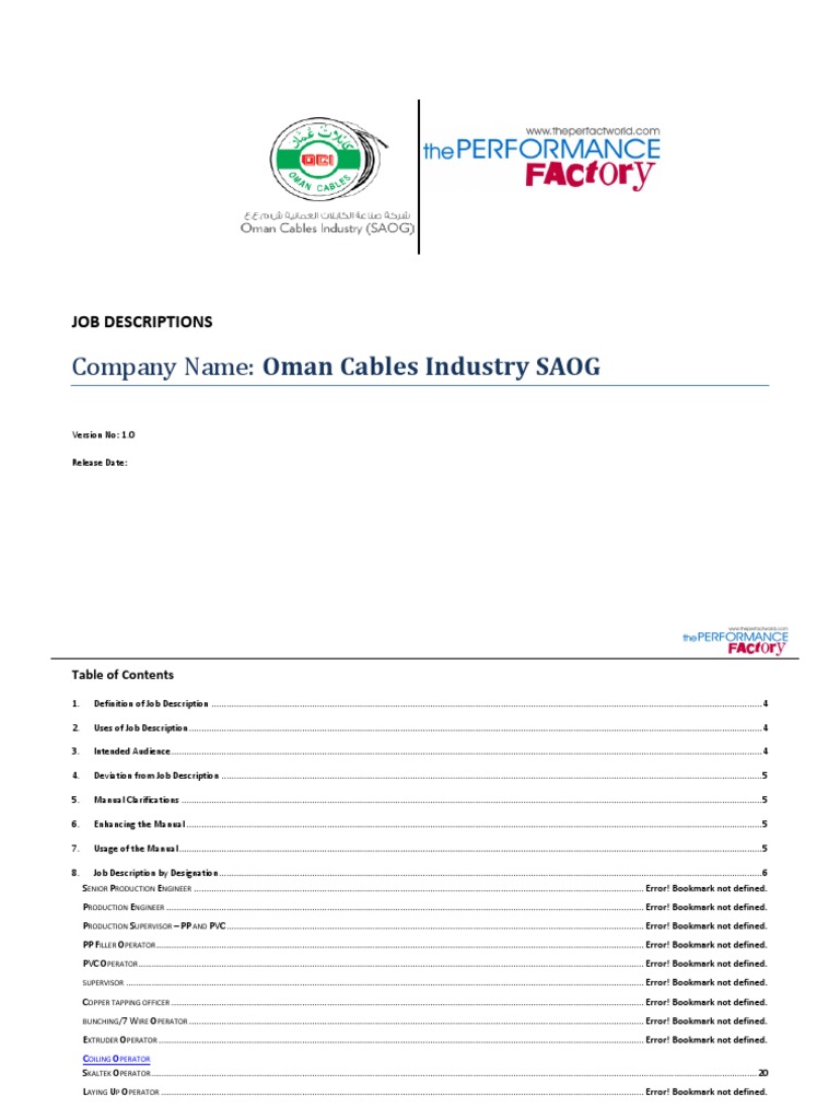Production - JD - Final | PDF | Employment | Human Resources