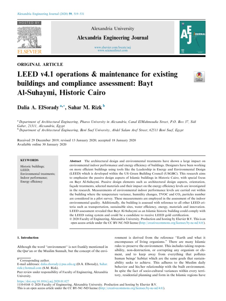 6 LEED V 4 - 1 Operations and Maintenance For Existing | PDF 6 LEED V 4 - 1 Operations and Maintenance For Existing | PDF