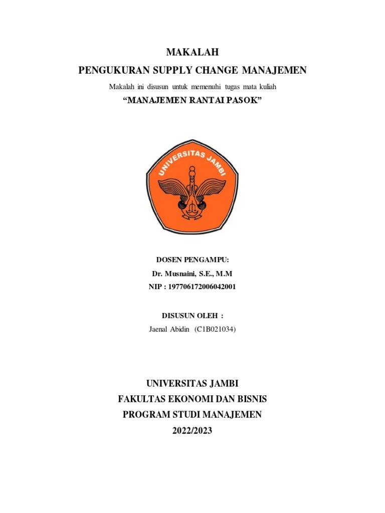 Jaenal Abidin c1b021034 R-001 | PDF