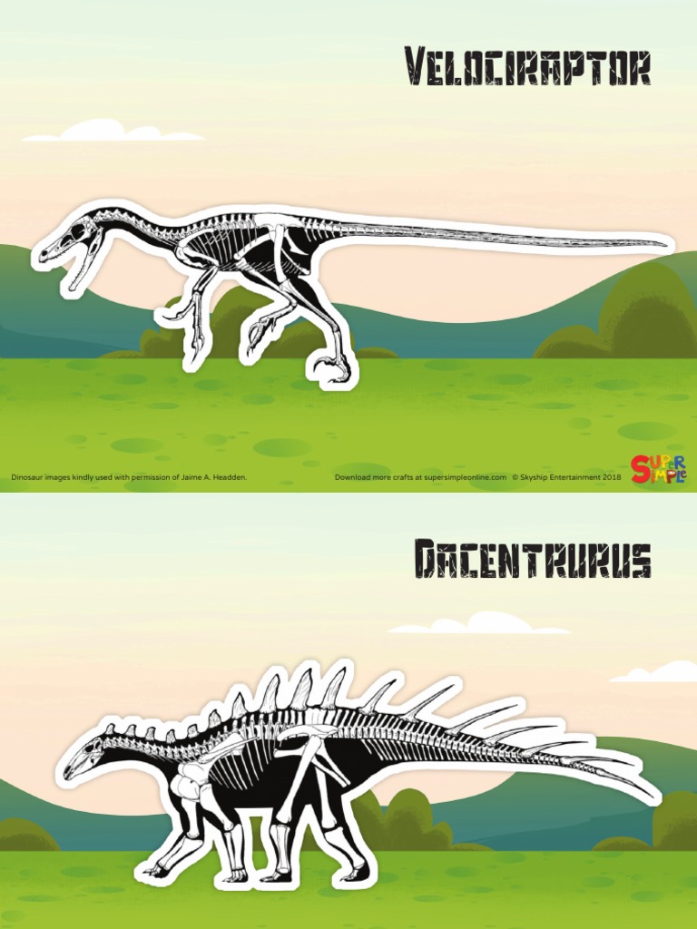 Dinosaur Week Scratch Off Dinosaur Skeletons | PDF