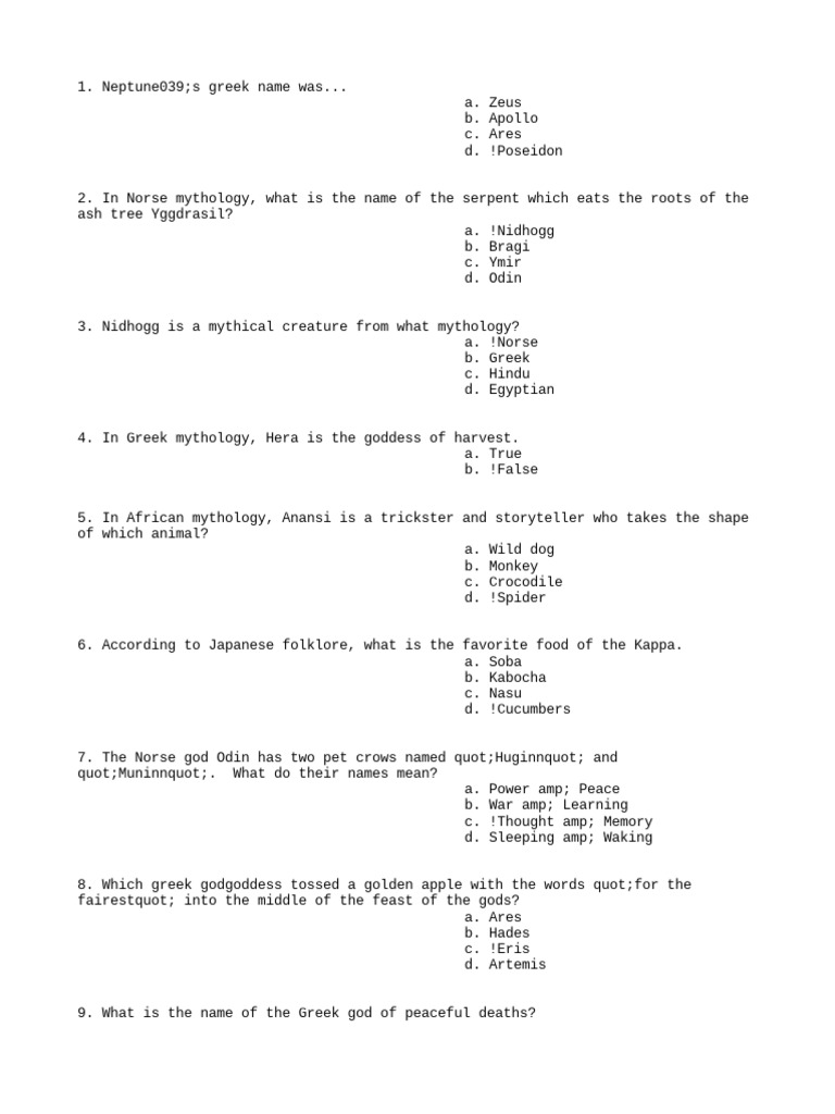 ASTR212 Assignment 5 | PDF | Greek Mythology | Norse Mythology ASTR212 Assignment 5 | PDF | Greek Mythology | Norse Mythology