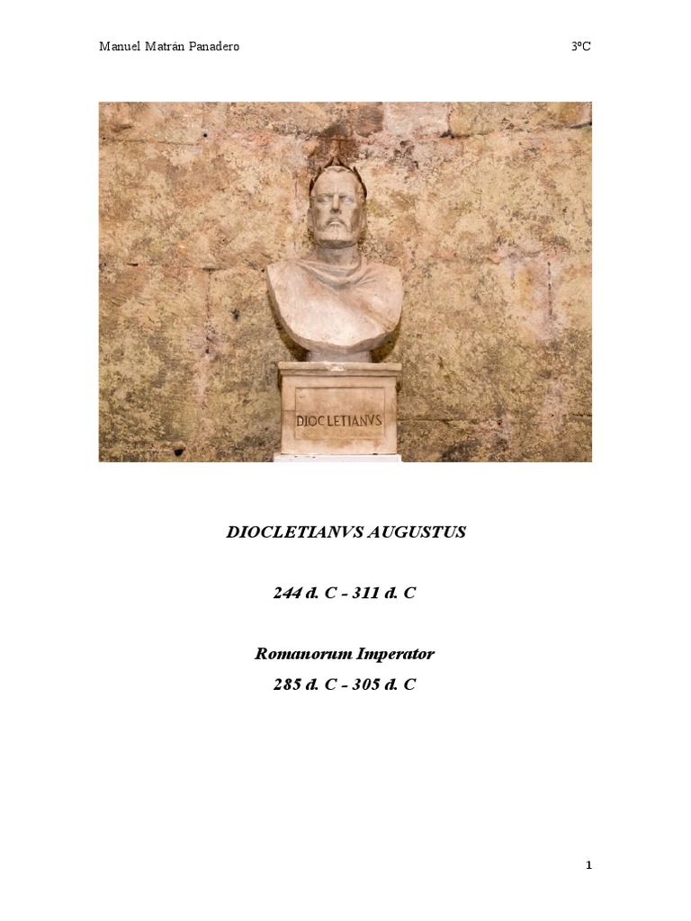 Diocletianvs Augustus | PDF