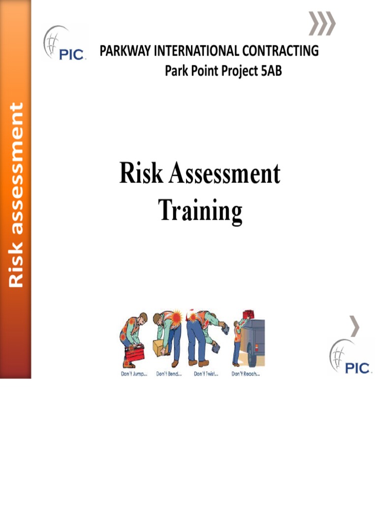 Presentation Slide On Risk Assessment Training | PDF