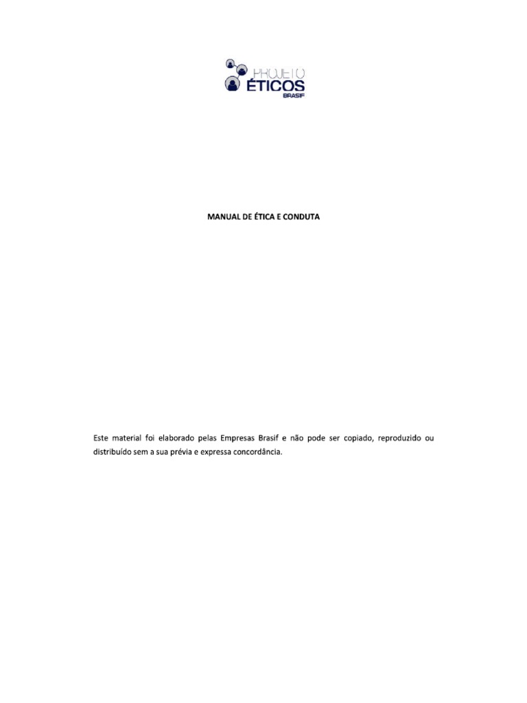 Manual Etica E Conduta Pdf