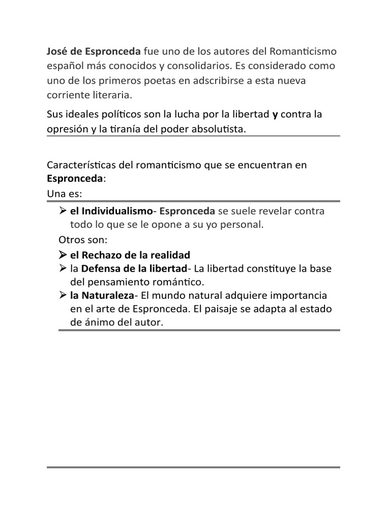 José De Espronceda Pdf