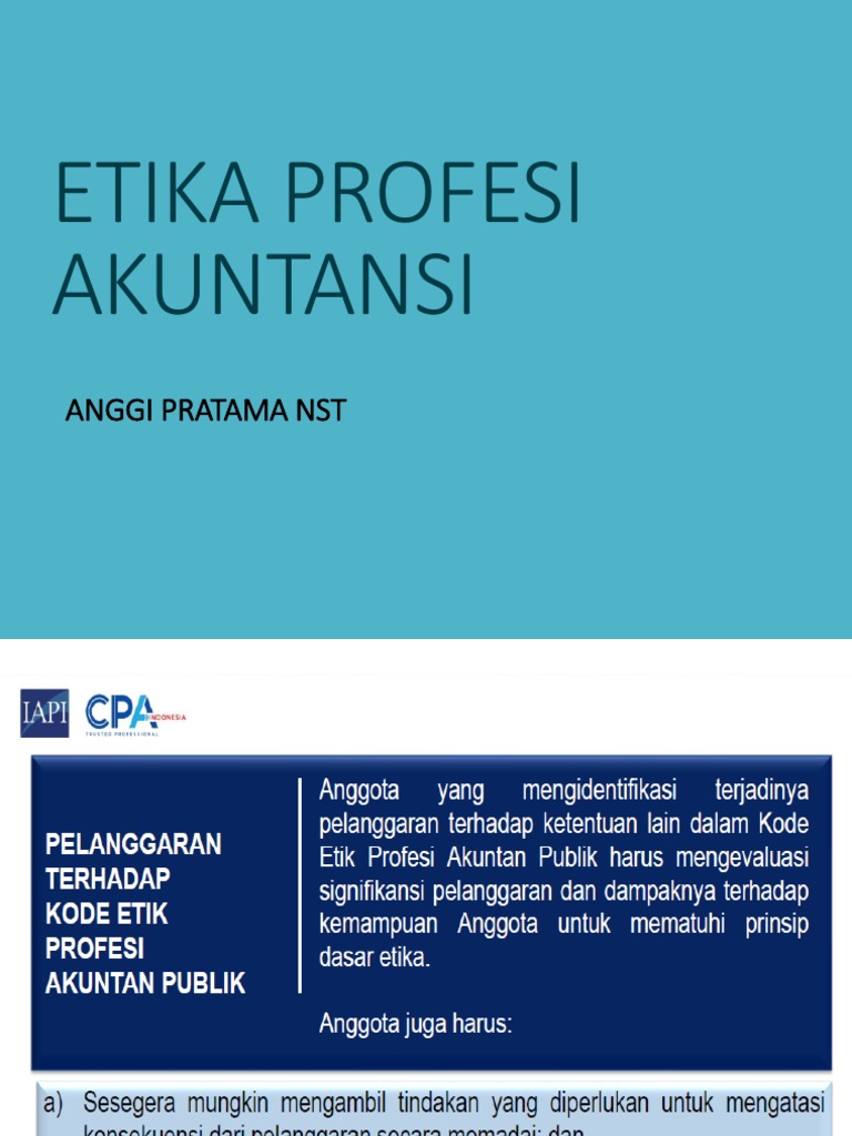 Prinsip Etika Profesi Akuntansi Pdf